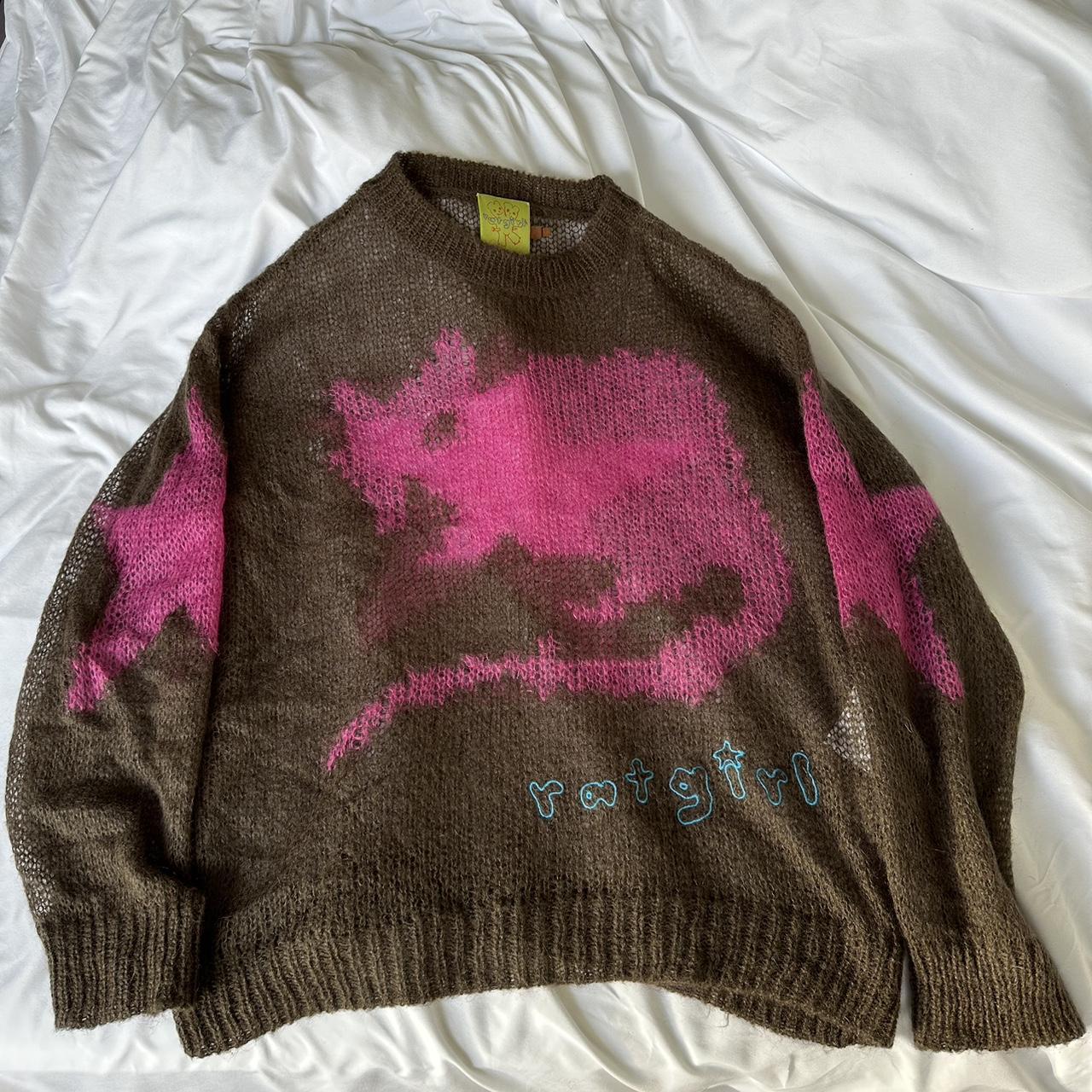 heavn x stray rats ratgirl sweater size small no... - Depop