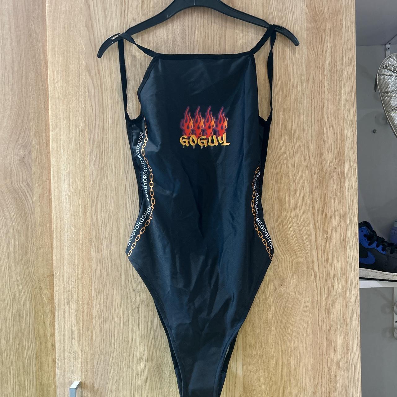 Womens Black Swimsuit One Piece Depop