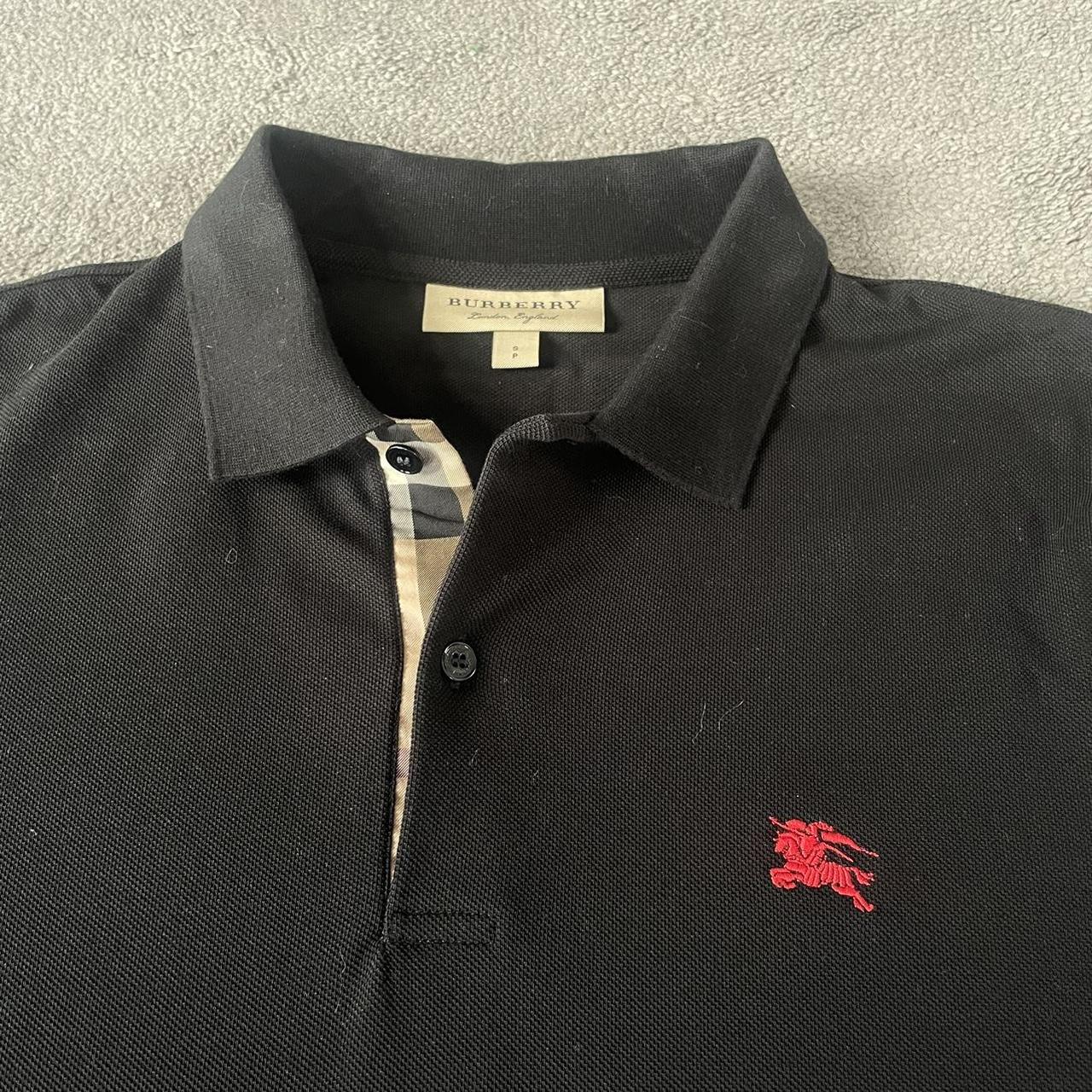 Authentic mens Burberry long sleeve polo shirt Worn... - Depop