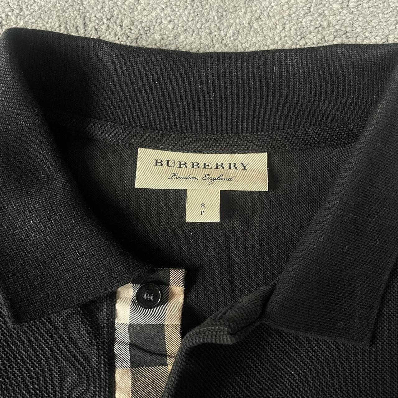 Authentic mens Burberry long sleeve polo shirt Worn... - Depop