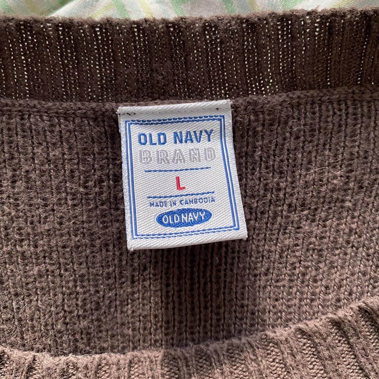 Vintage style Old Navy brown sweater in a size... - Depop