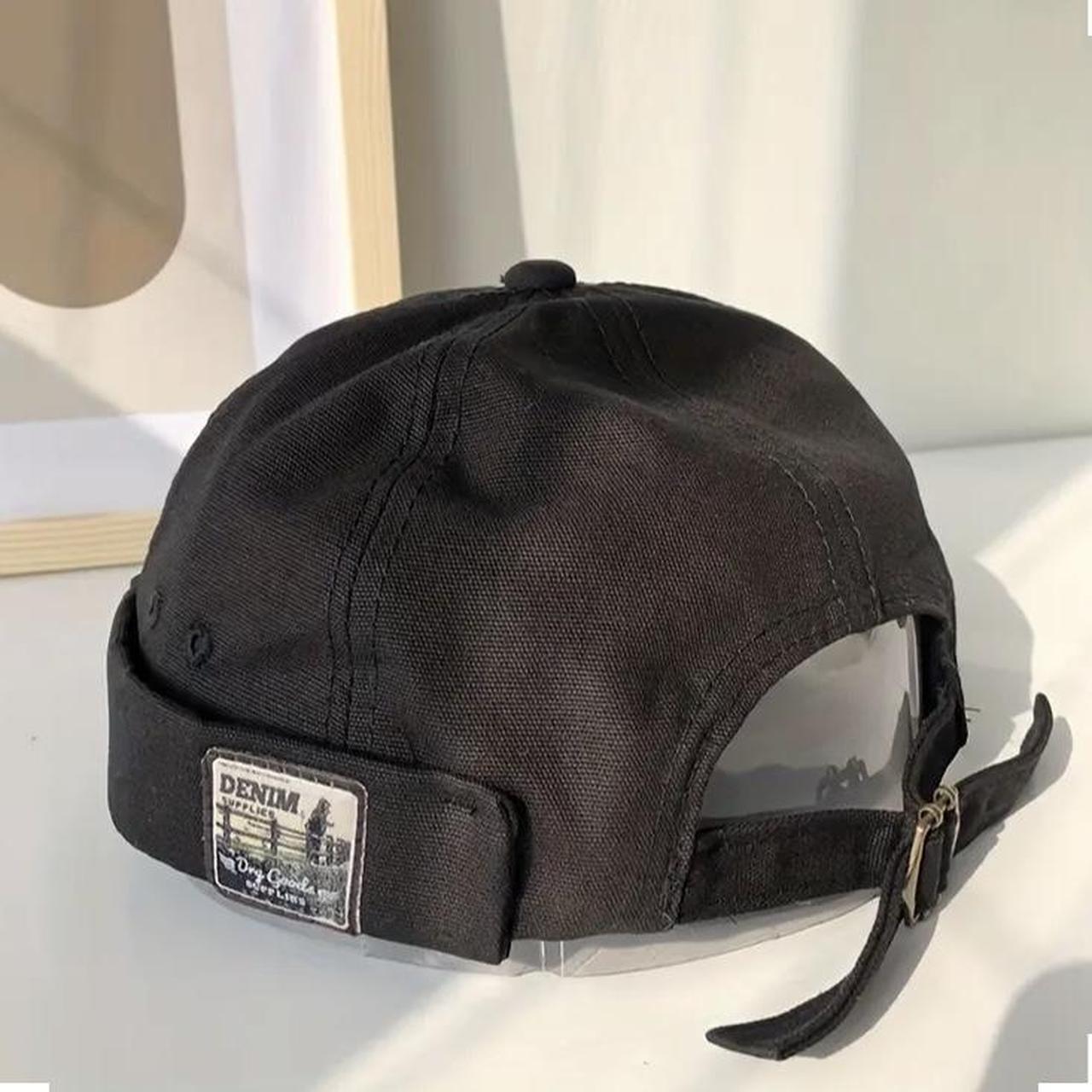 Trendy Label Patch Docker Hat Hip Hop Skull Cap... - Depop