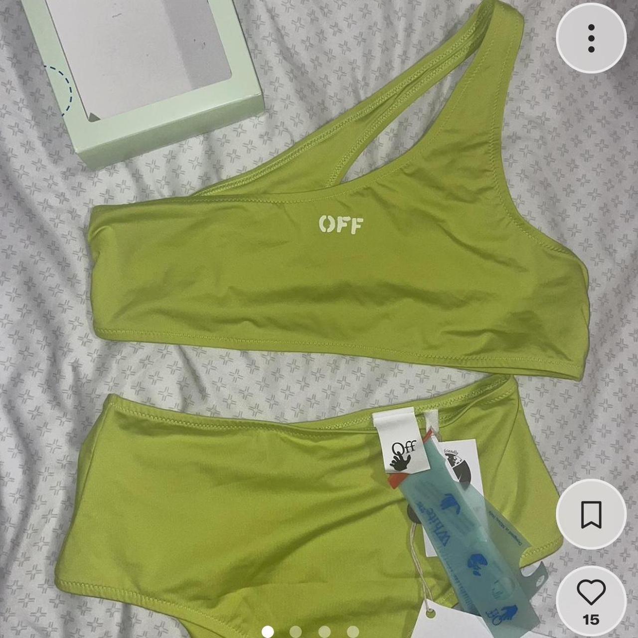 OFF WHITE SWIMSUIT. brand new size 42. fits womens... - Depop