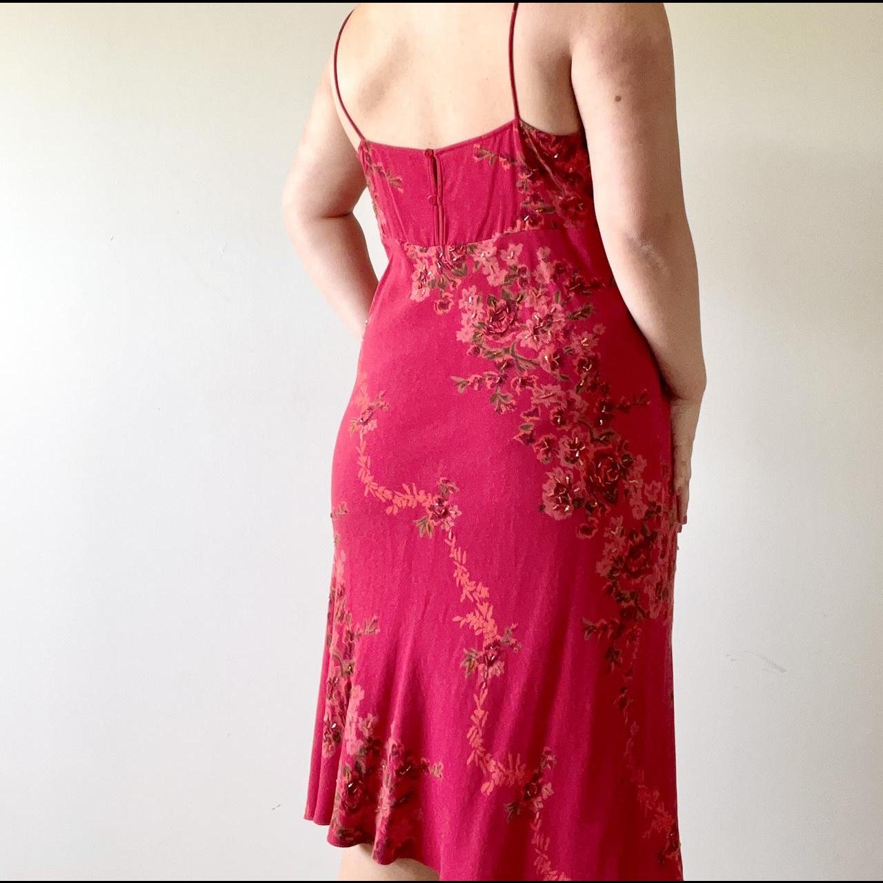 Stunning!!! Red dress ️ Beaded detailing is so... - Depop