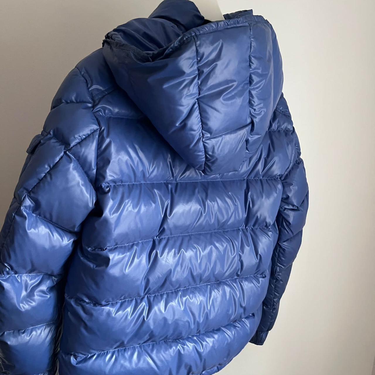 Rare Moncler Maya baby blue size l (3) - Depop