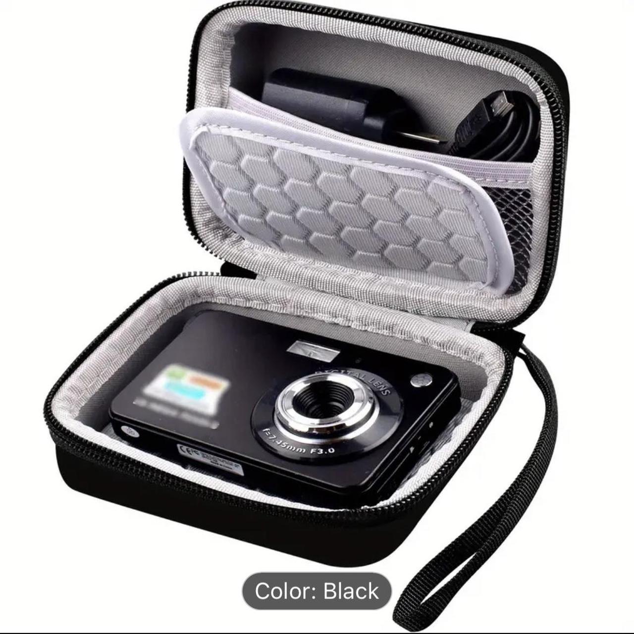 Black digital camera case Brand new never used - Depop