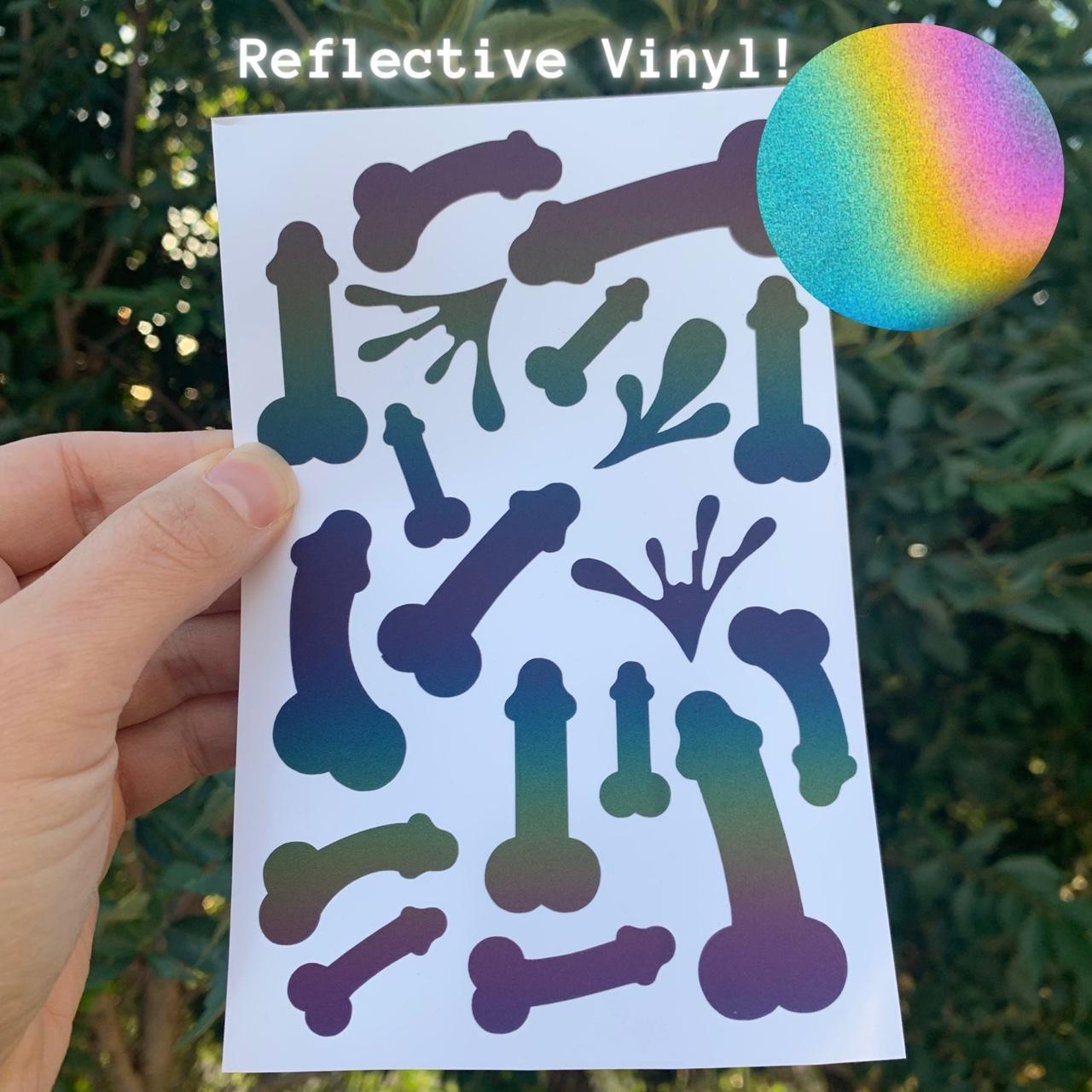 Reflective Ween Stickers 4x6 sticker sheet... - Depop