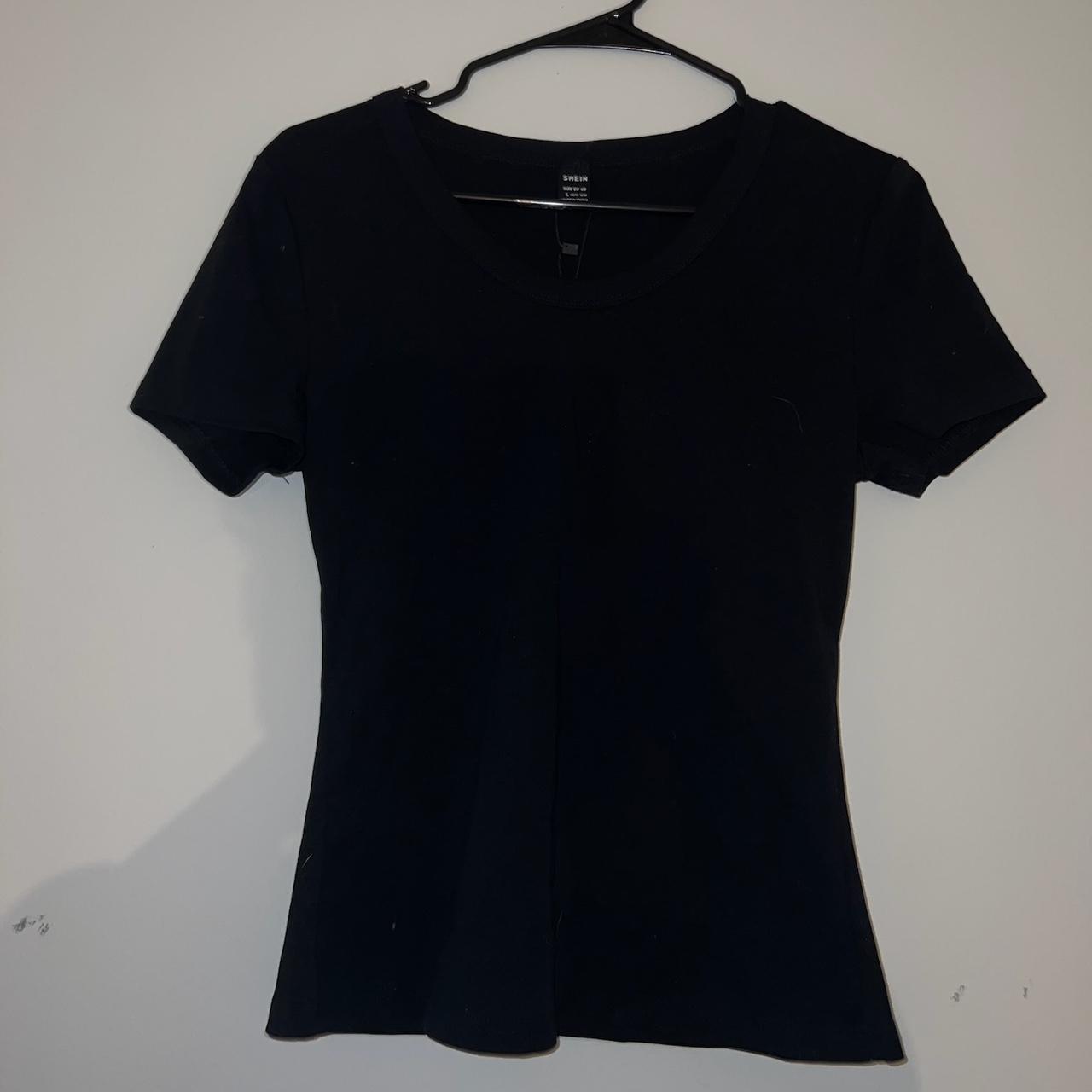 BRAND NEW - Black Basic Woman’s SHEIN Tee Any... - Depop