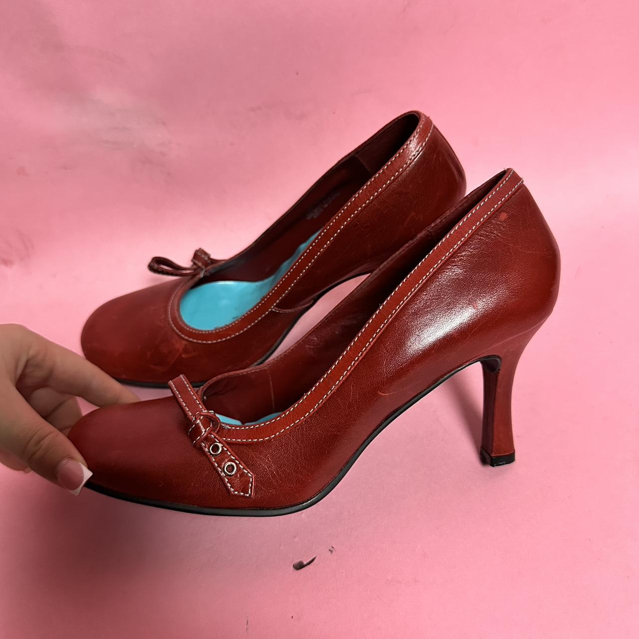 Vintage cherry red Steve Madden pumps. These have a... - Depop
