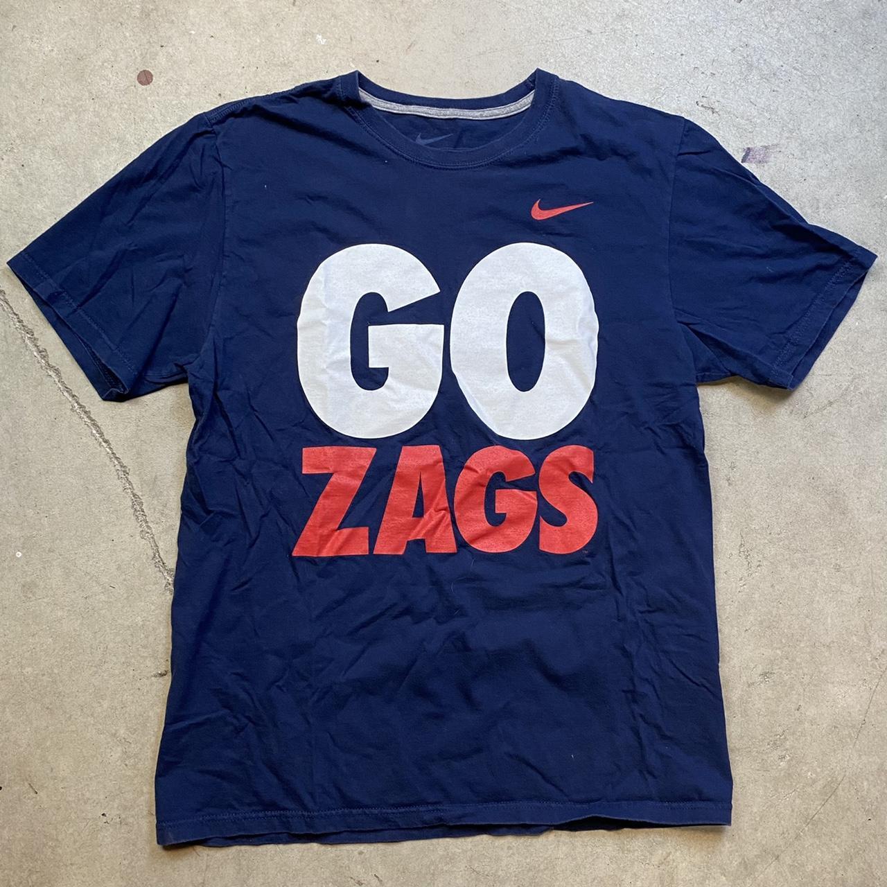 Gonzaga Bulldogs Nike Go Zags T Shirt L EUC - Depop