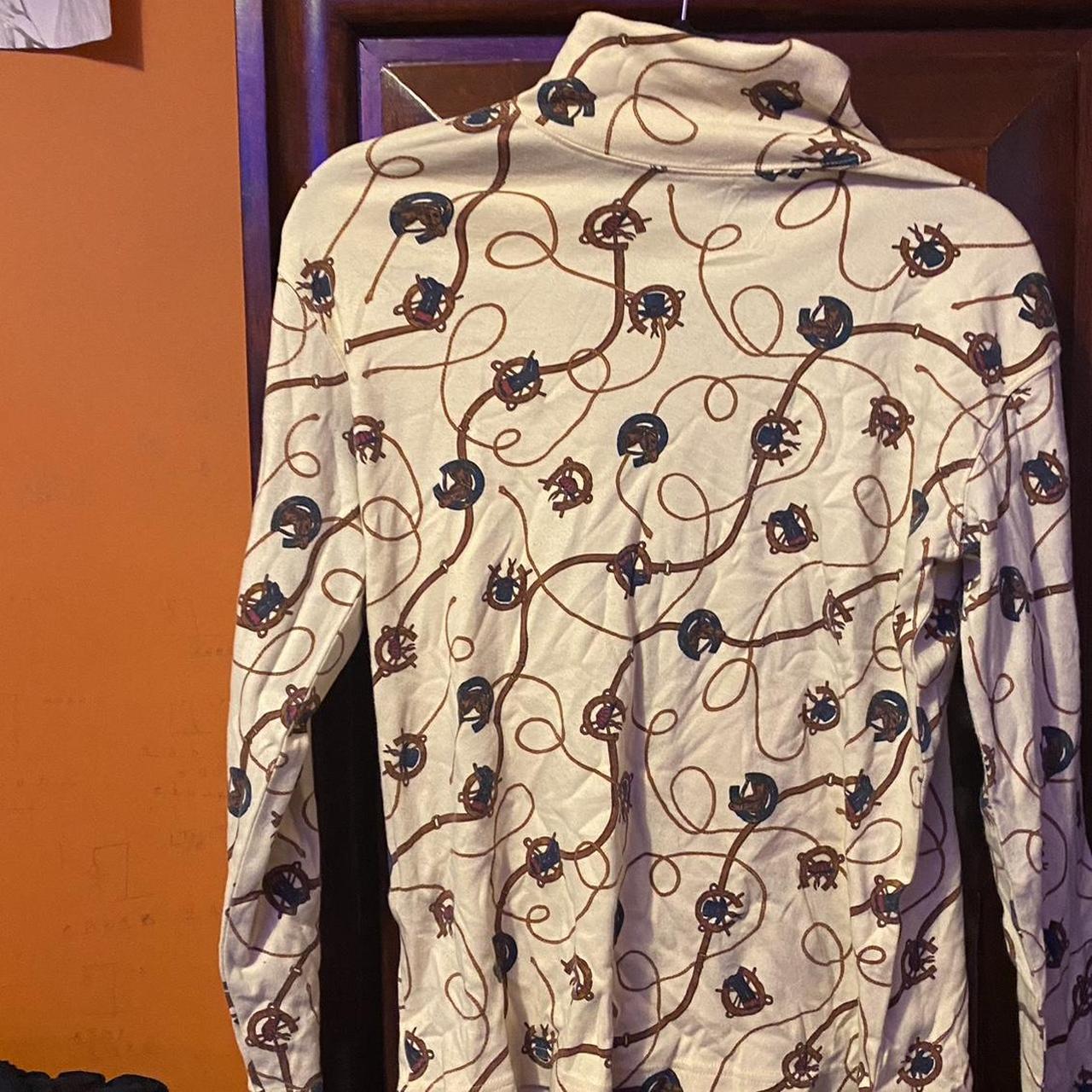 Charter Club Women's Cream Shirt | Depop