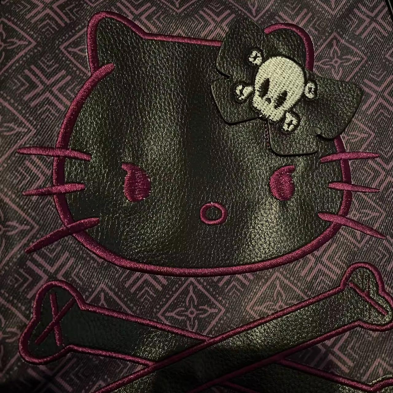 Hello Kitty skull and crossbones tote bag 🖤#goth... | Depop