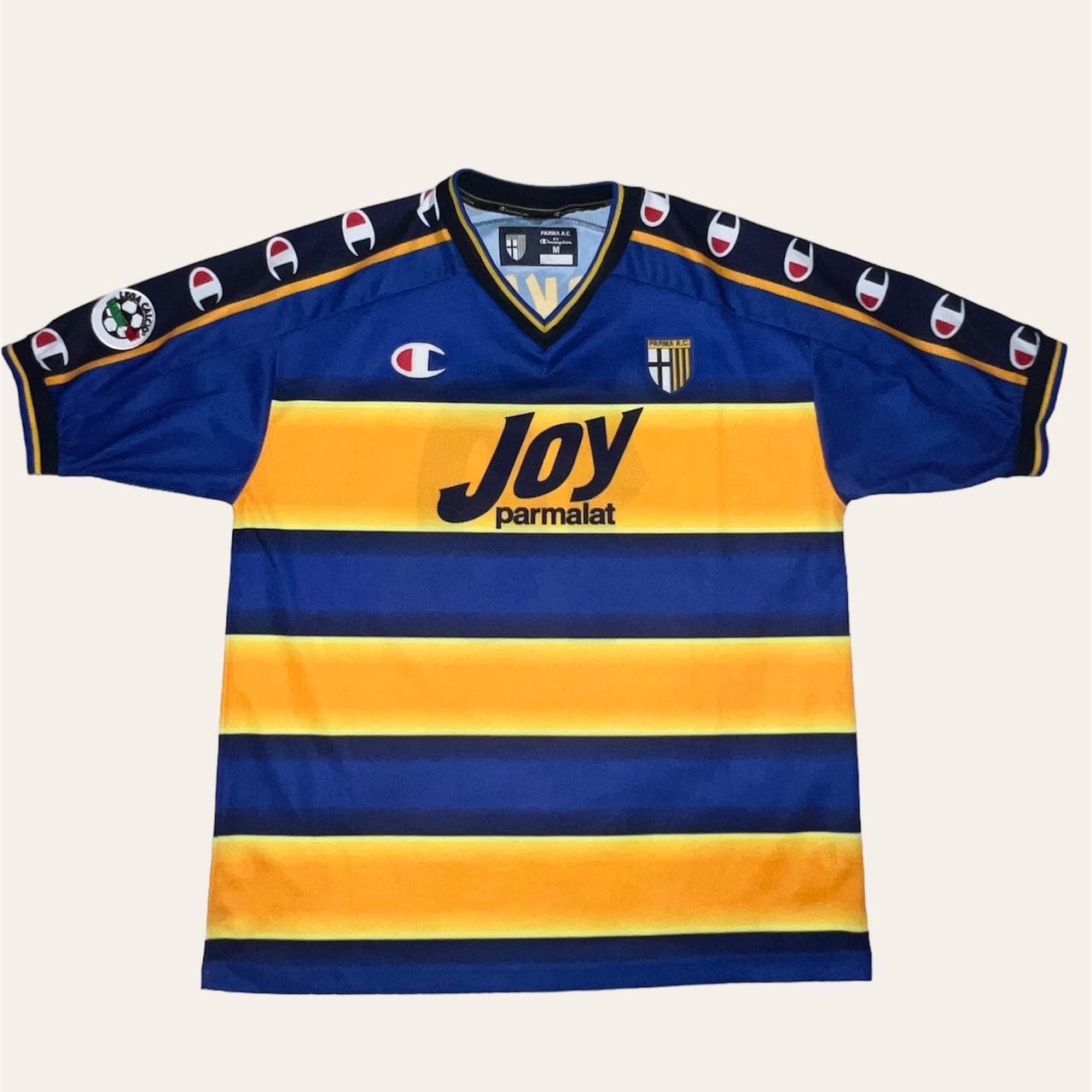 Parma Home Football Shirt 2001/02 Nakata #10 Size:... - Depop