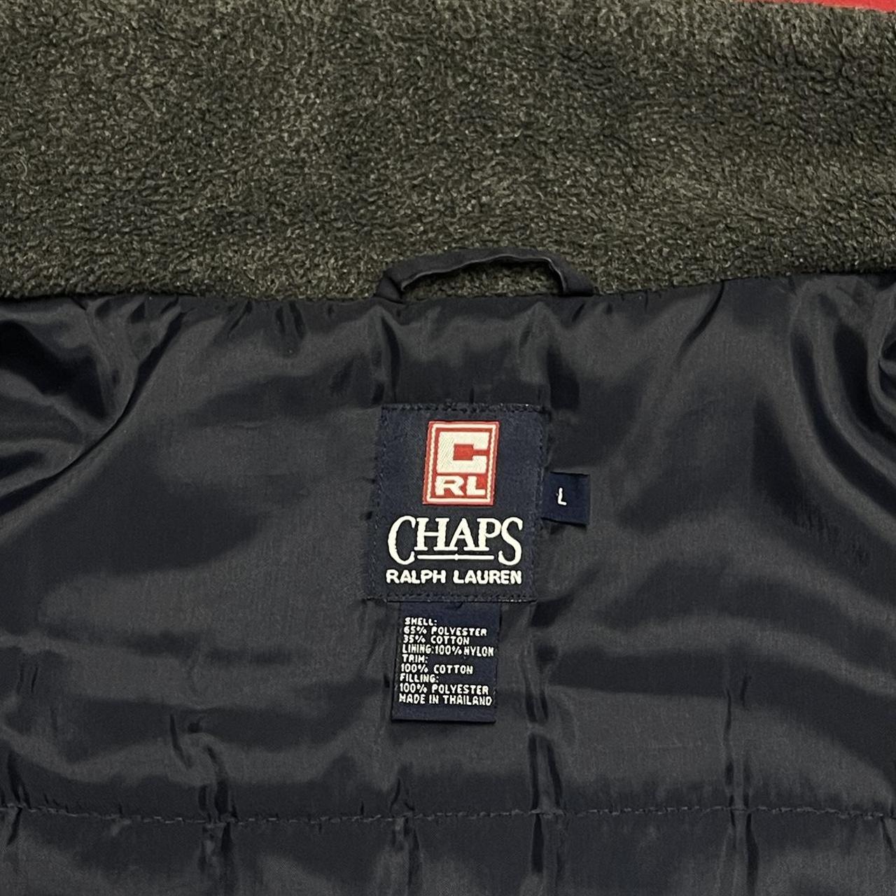 Vintage 90s Chaps x Ralph Lauren Puffer Full Zip... - Depop