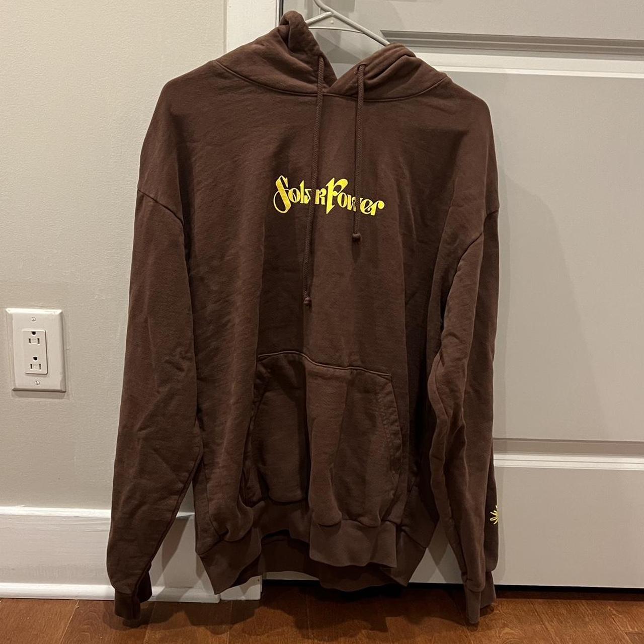 LORDE SOLAR POWER MERCH — BROWN HOODIE — SIZE LARGE... - Depop