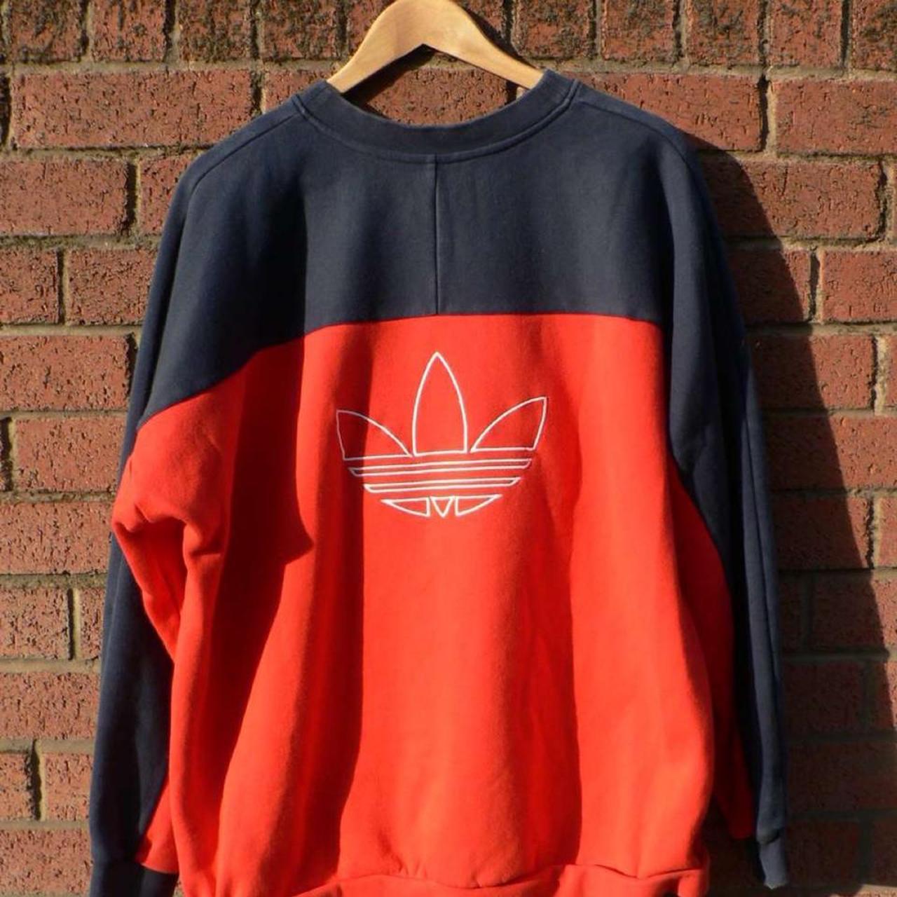 Arsenal x adidas retro jumper Excellent... - Depop