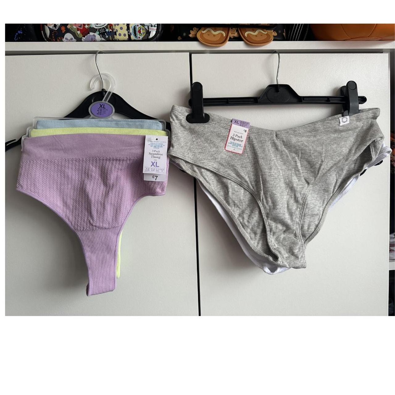 2 set of 3 underwear from primark, both size xl... - Depop
