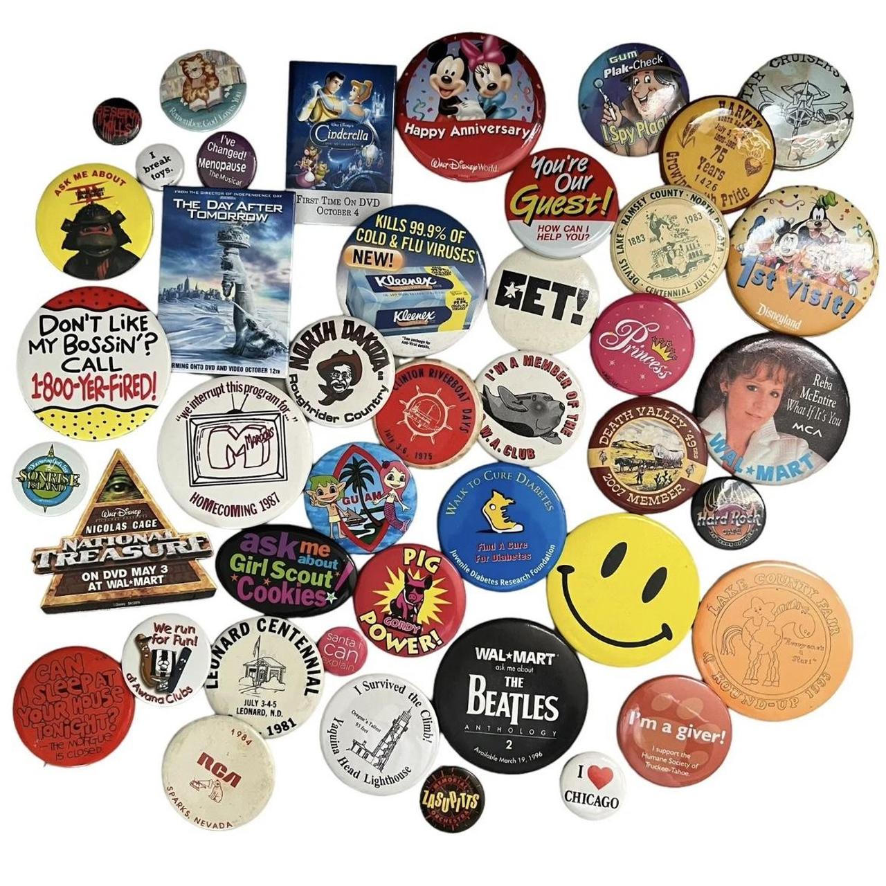 Lot Of 42 Vintage Buttons 70s - 00s Mostly in good... - Depop