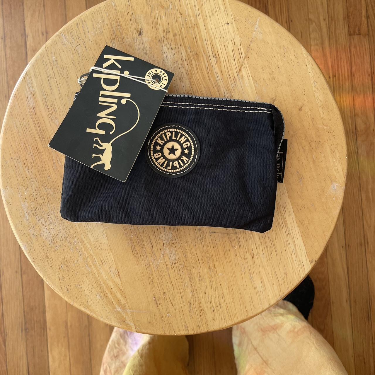 Brand new small Kipling Cosmetic Bag in black - Depop