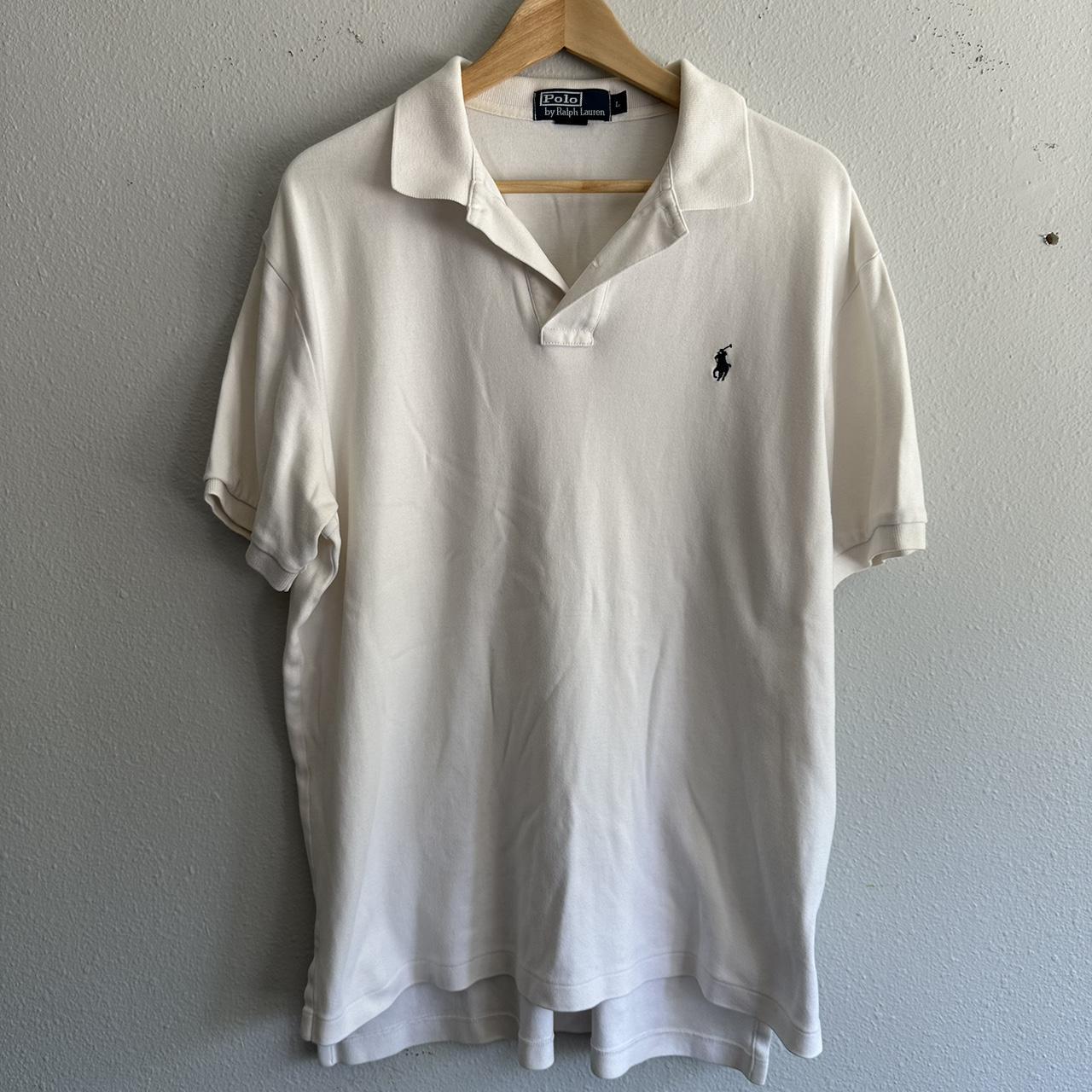 Ralph Lauren Men's White Polo-shirts | Depop