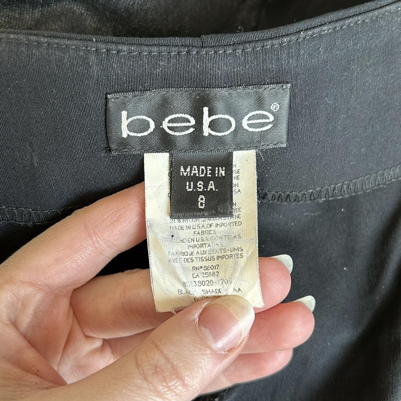 y2k bebe tank ⋆｡° brand: Bebe black zip up tank... | Depop