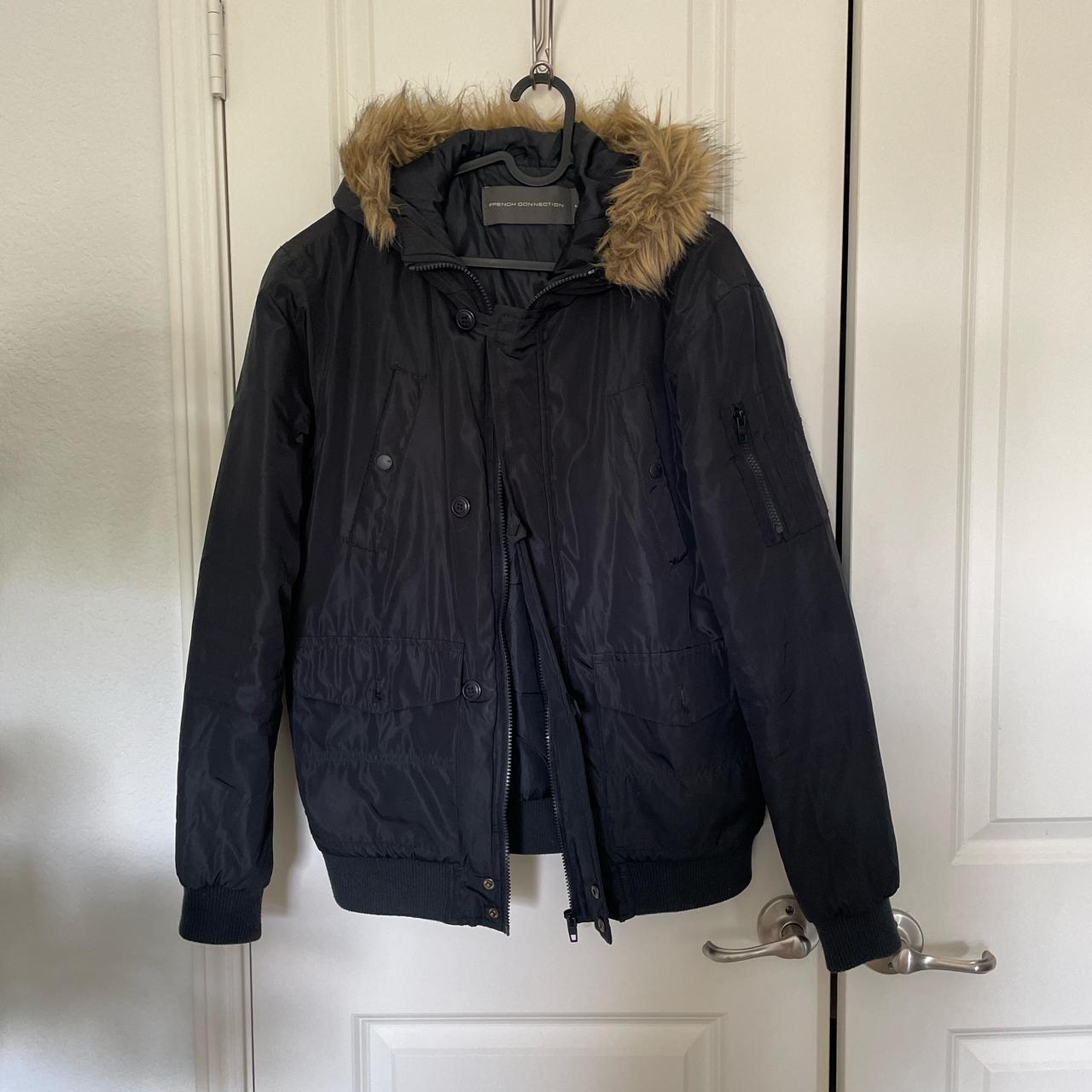 Mens french connection puffer jacket - Depop
