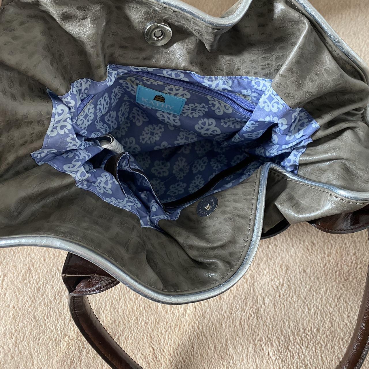 Gorman Women's Grey and Brown Bag | Depop