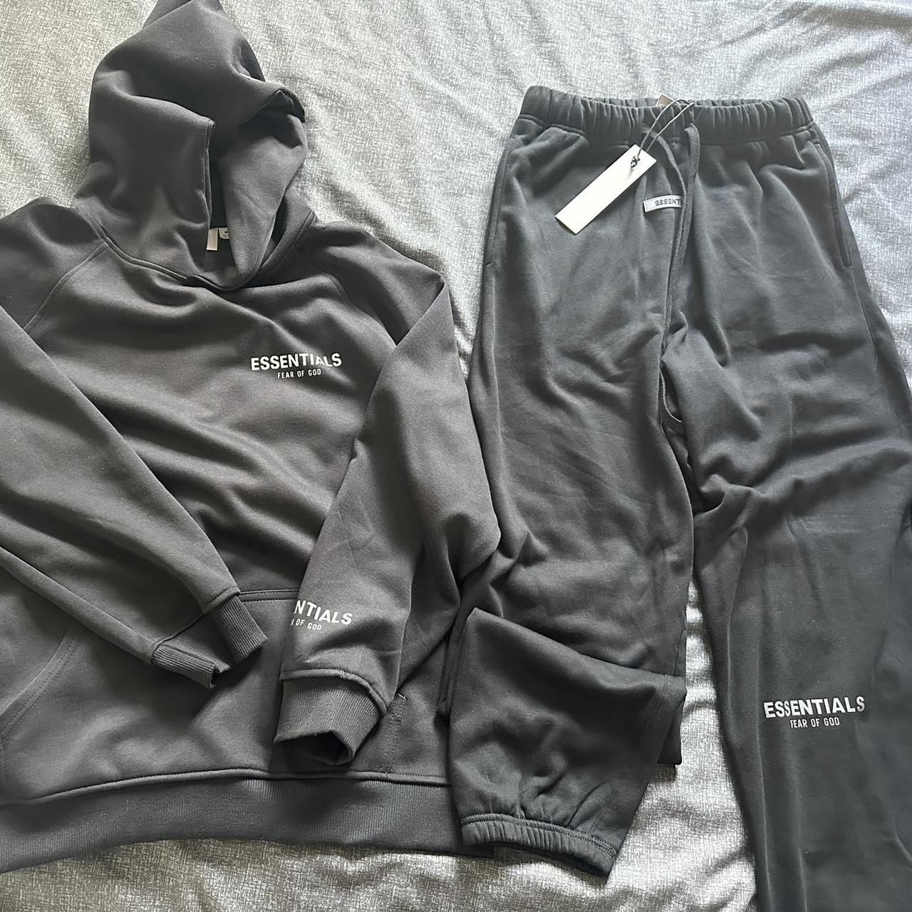 Essentials Tracksuit Never worn Size M #essentials... - Depop