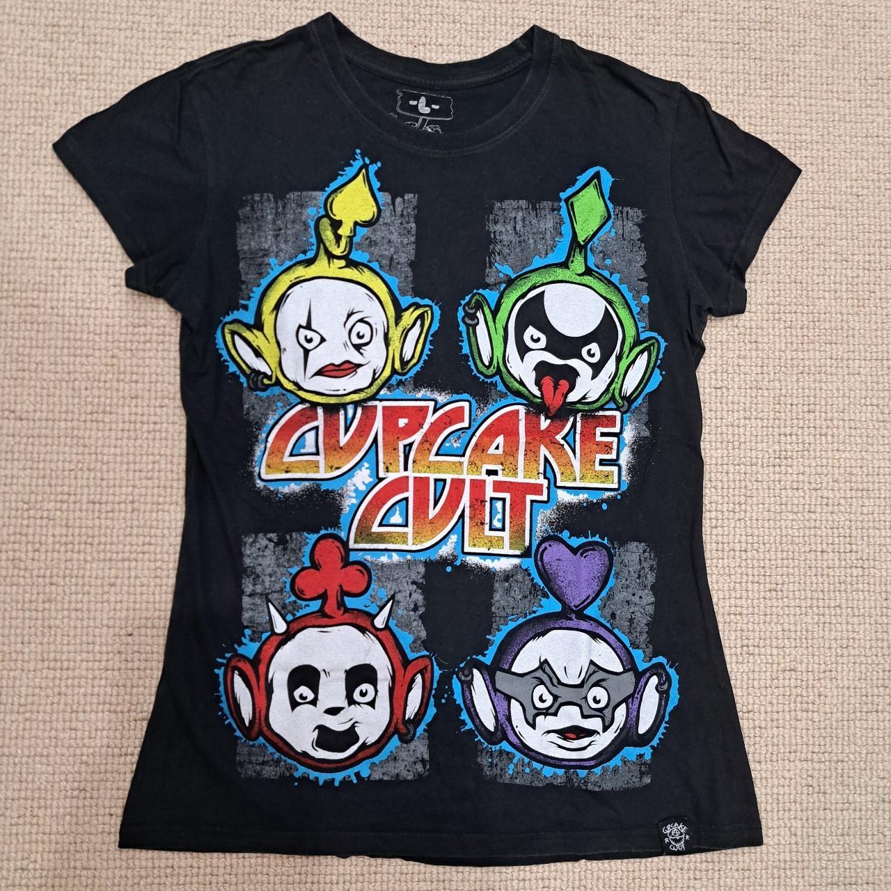 Rare emo scene cupcake cult kiss band teletubbies... | Depop