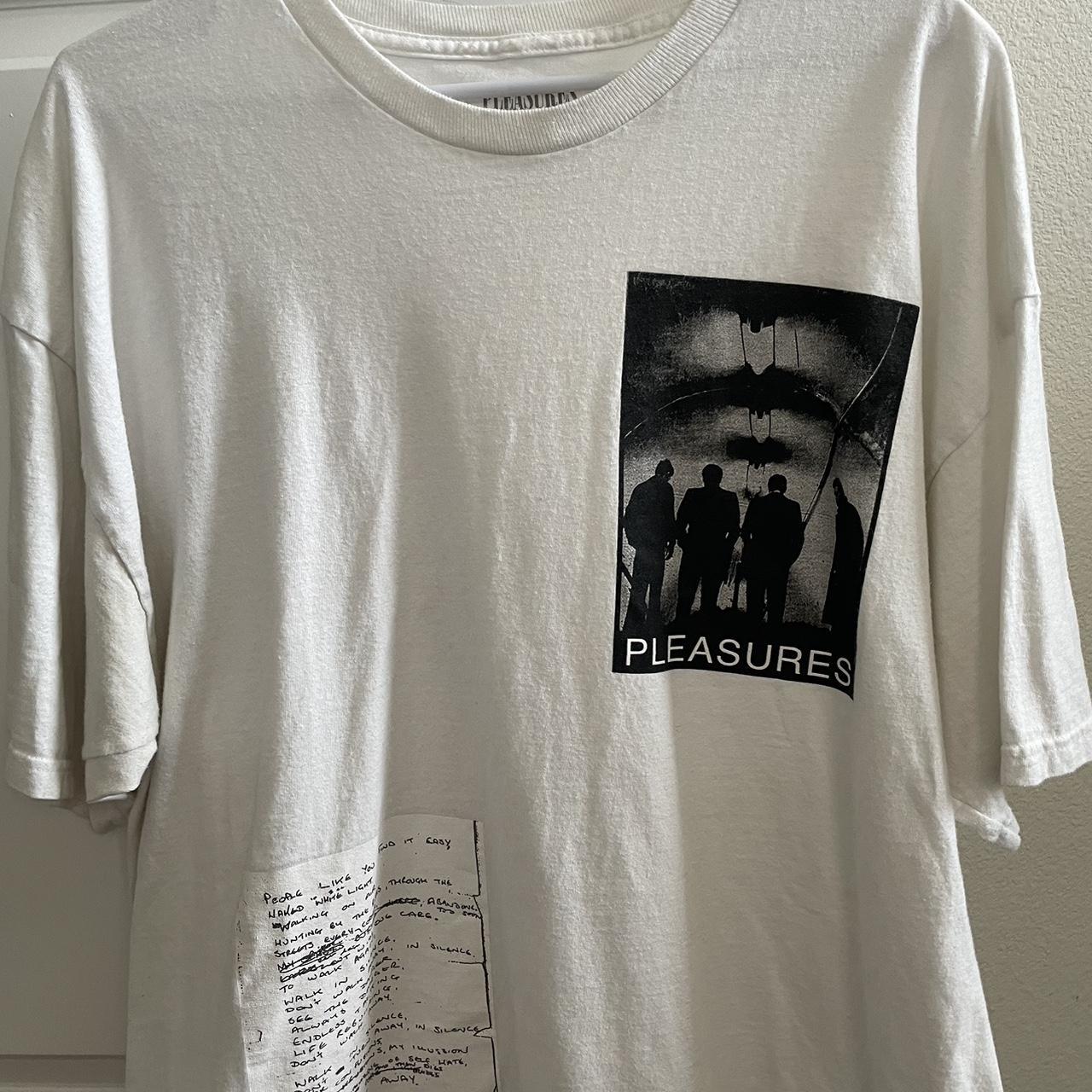 Pleasures T-Shirt White #pleasures #streetwear... - Depop