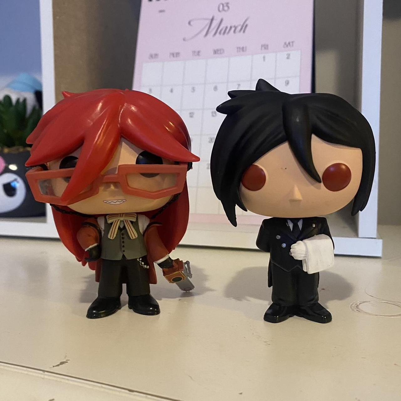 black butler grell and sebastian funko pop bundle Depop