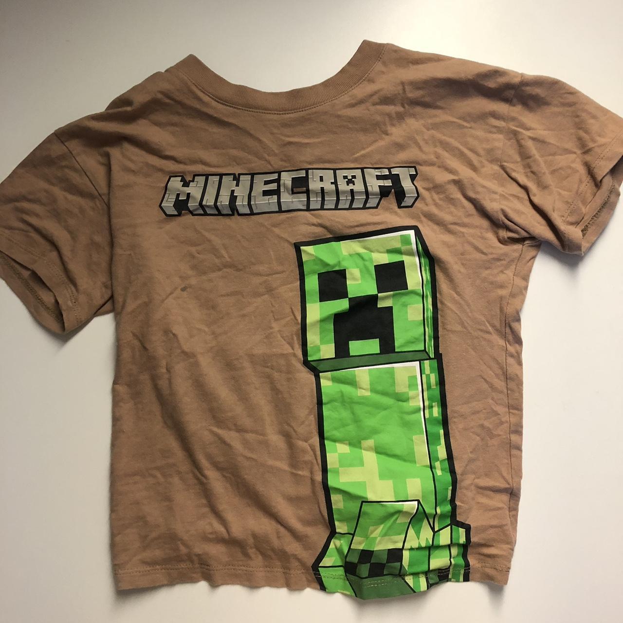 Minecraft creeper T-shirt (kids size) but can be... | Depop