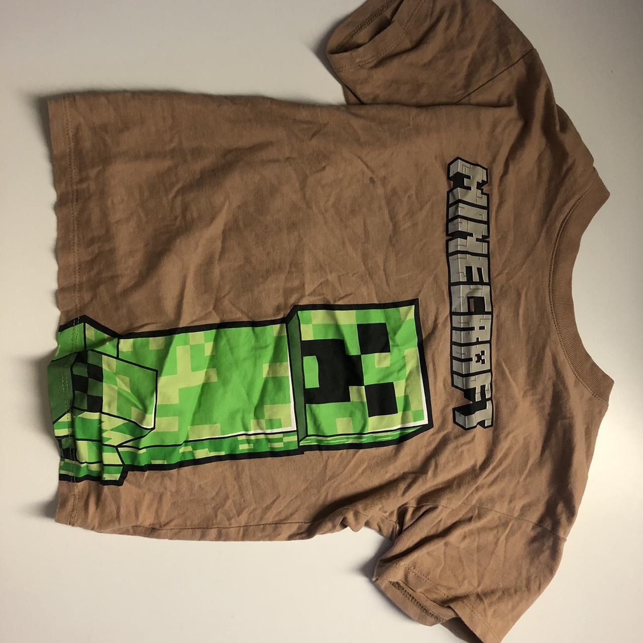 Minecraft creeper T-shirt (kids size) but can be... | Depop