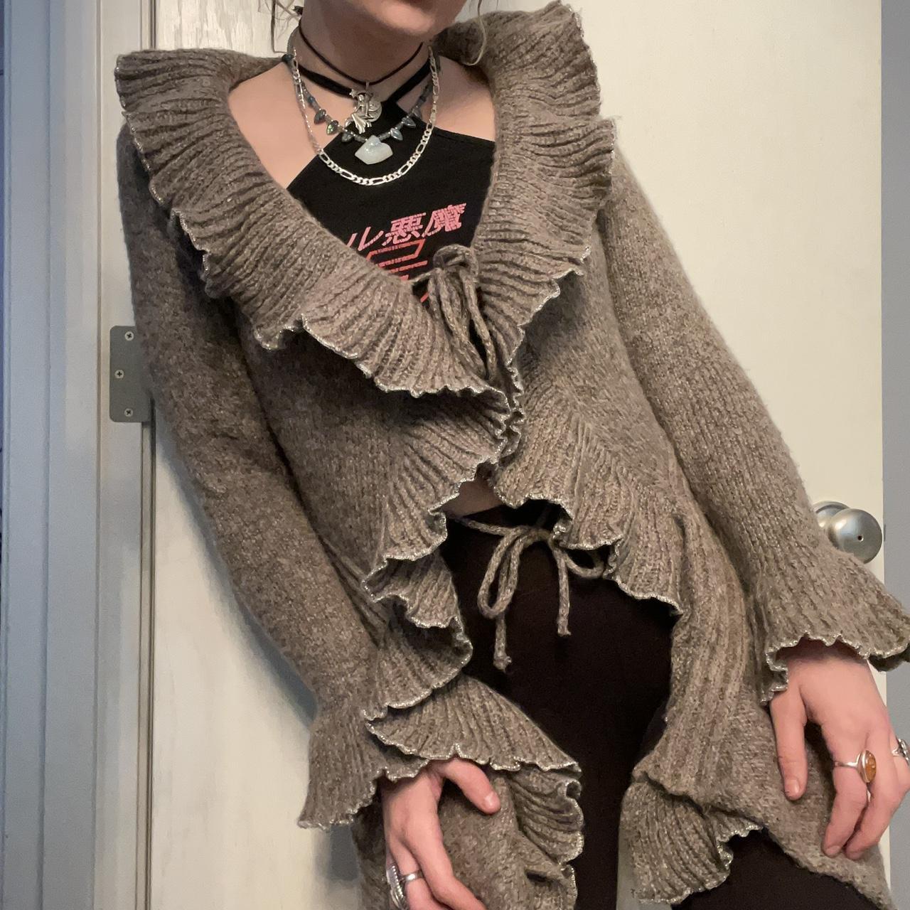 Moon River Women's Grey Jumper | Depop