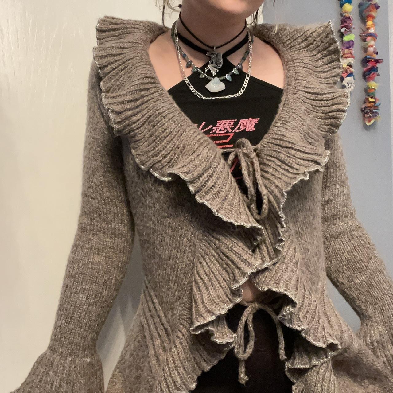 Moon River Women's Grey Jumper | Depop