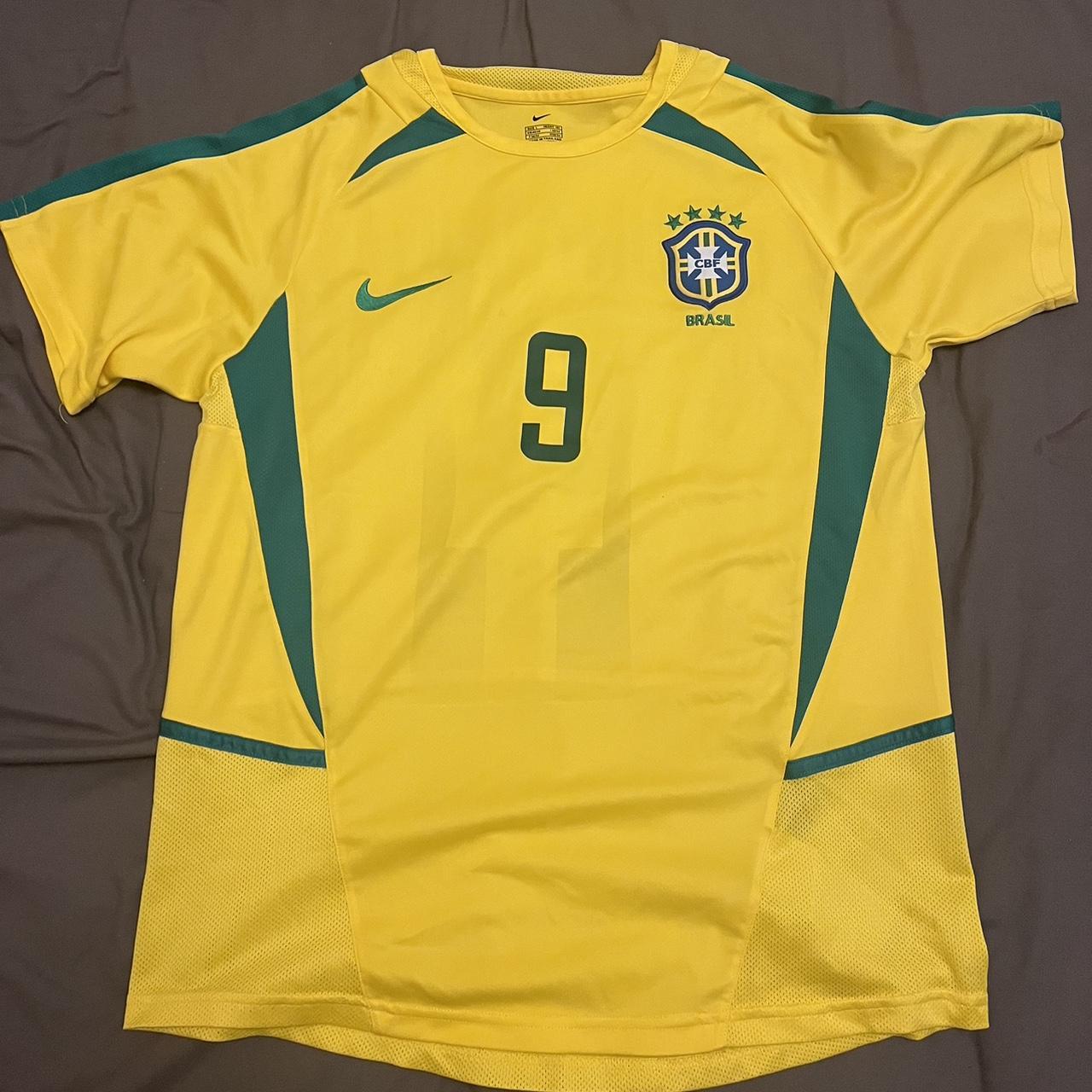 Brazil Ronaldo 9 r9 2002 World Cup top Send offers... - Depop