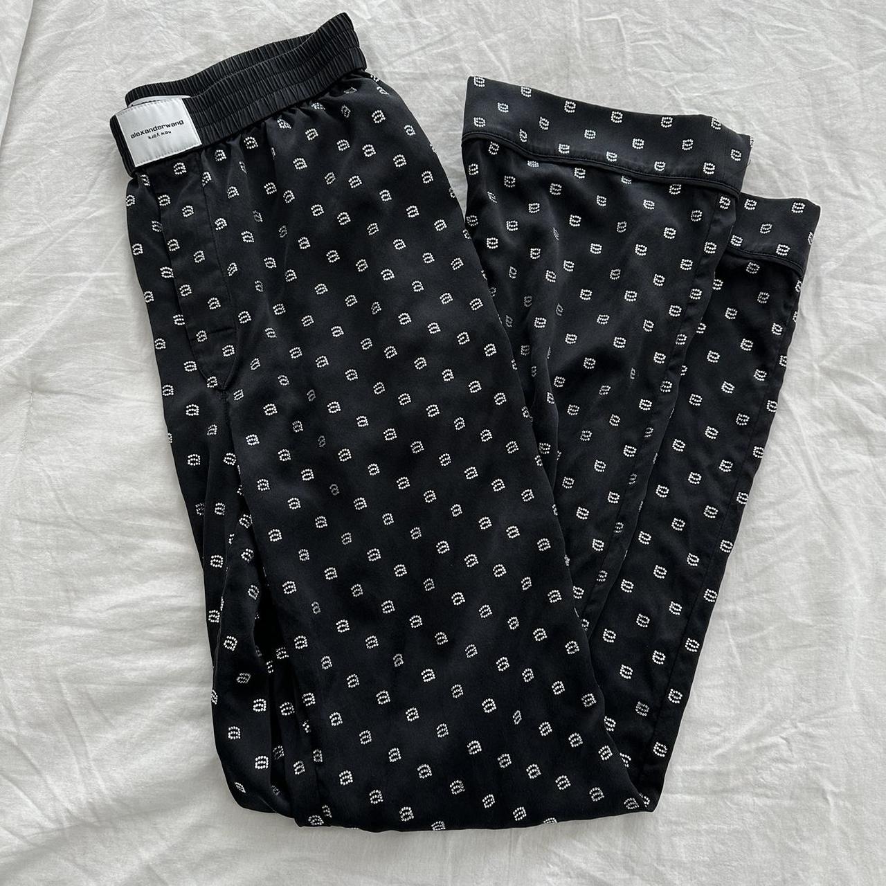 Alexander Wang silk crystal pants Worn twice ,... - Depop