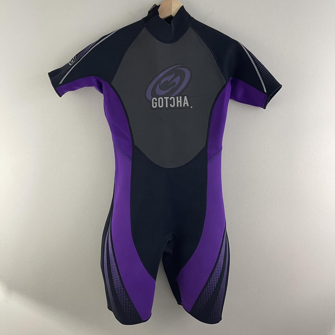 GOTCHA GEAR Women’s Black Dark Purple Neoprene 2.2... - Depop