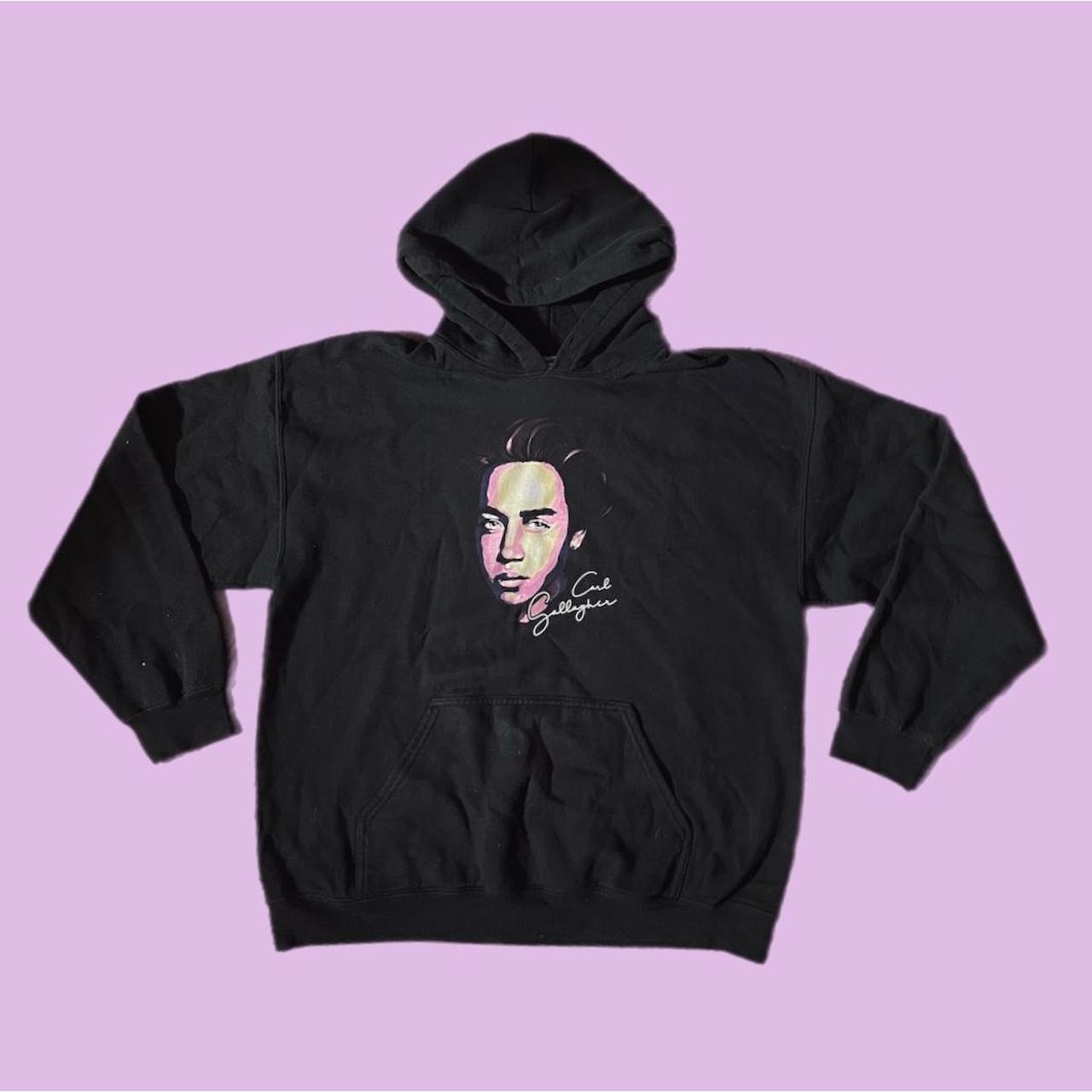 carl gallagher black hoodie... | Depop