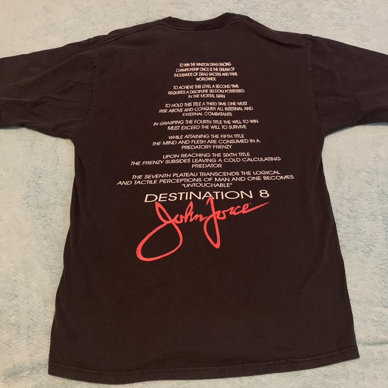 Vintage 90s John force racing shirt Size:... - Depop