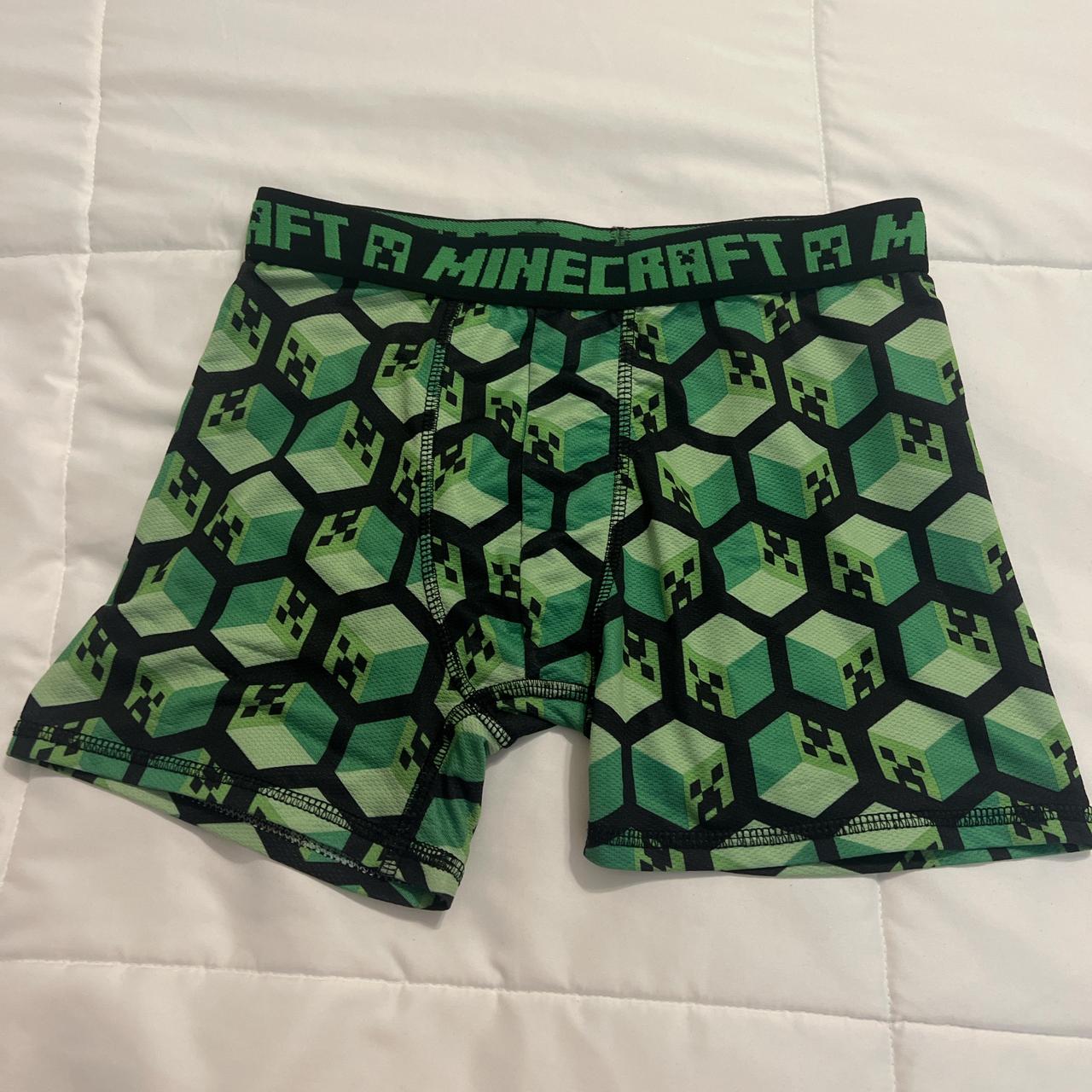 Minecraft boys size 10 boxers Size: XS - Depop