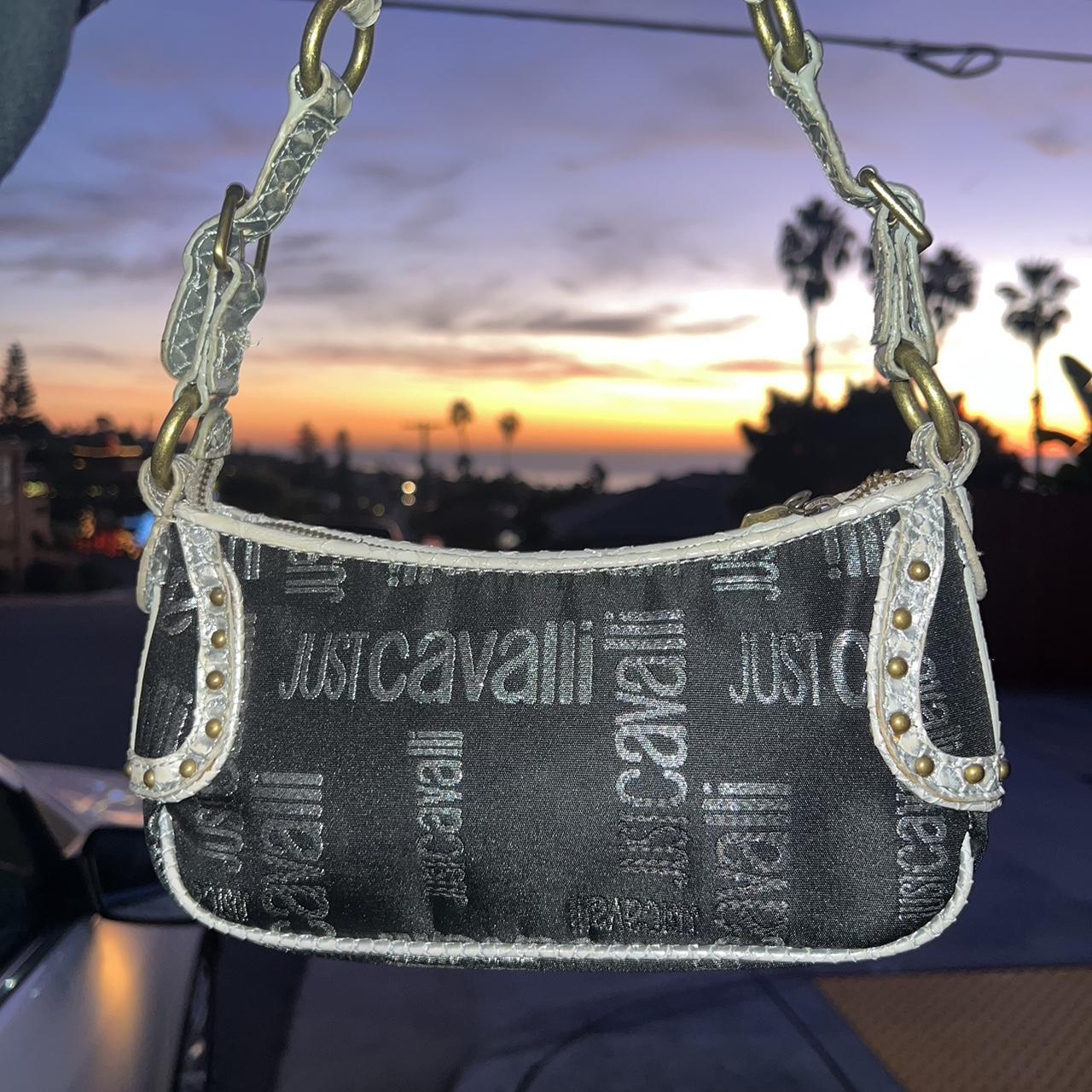 🖤vintage Roberto Cavalli purse🖤 Gorgeous black &... - Depop