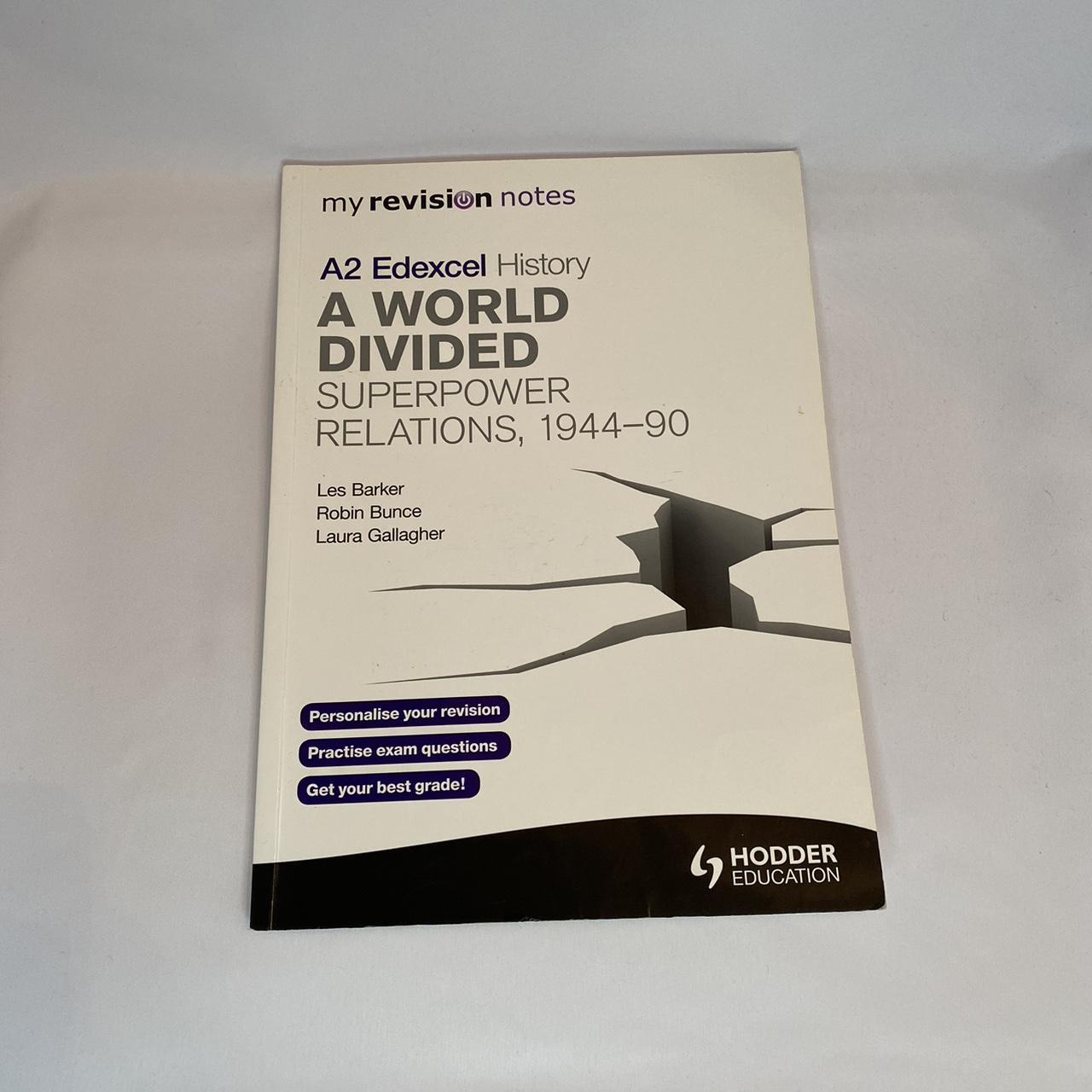Edexcel History A2. A world divided, superpower... - Depop