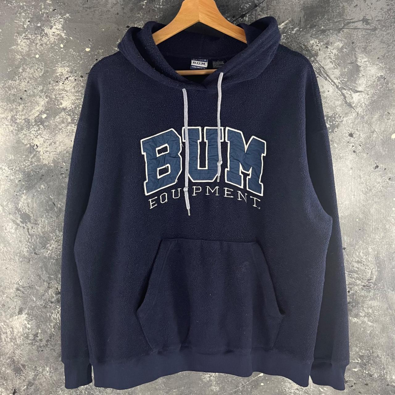 Vintage 90’s Bum Equipment fleece hoodie All... - Depop