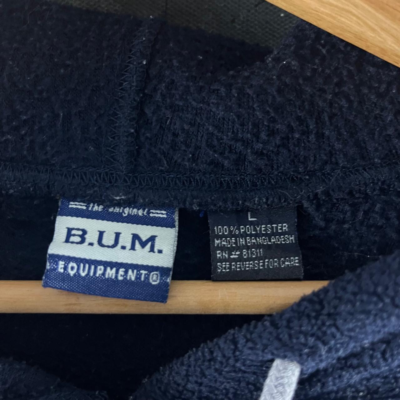 Vintage 90’s Bum Equipment fleece hoodie All... - Depop