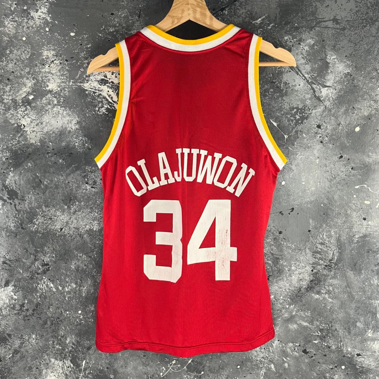 Vintage 90’s Hakeem Olajuwon jersey Houston Rockets... - Depop