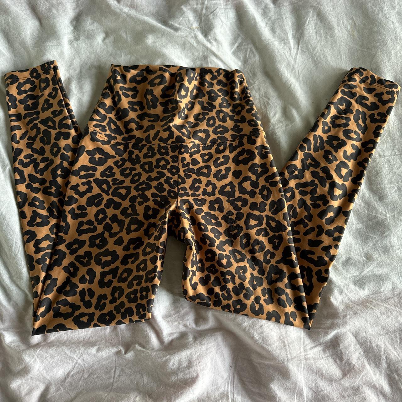 Beach Riot Piper Leopard Leggings barely worn. in... - Depop