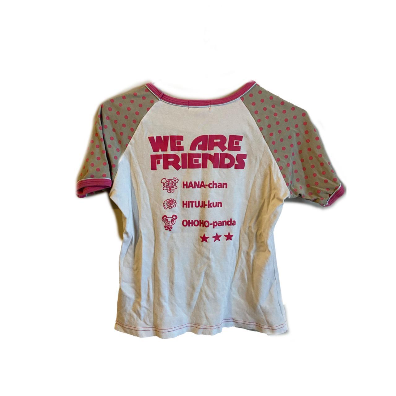 Angel blue baby tee (size large) fits a size XS to... - Depop