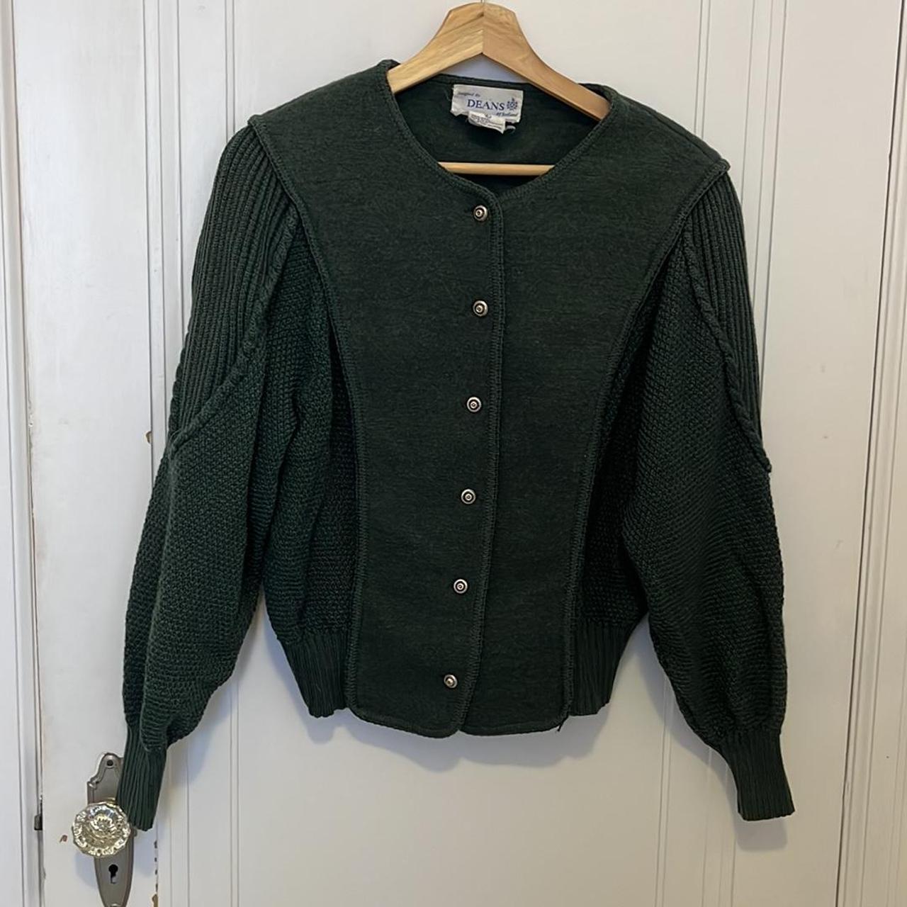 Vintage wool cardigan Great vintage condition 100%... - Depop