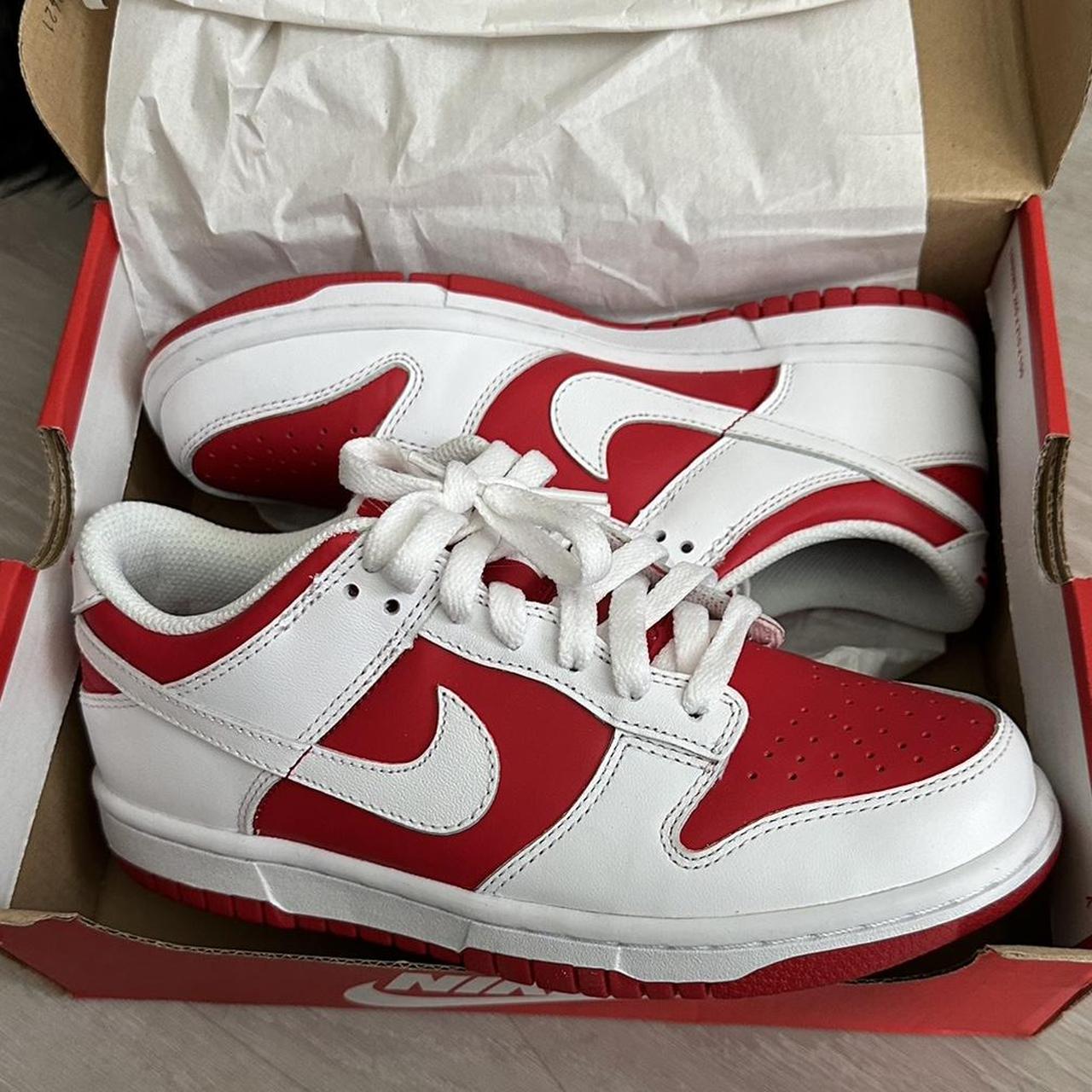 University red low dunks size 5y #Dunks #Nike - Depop
